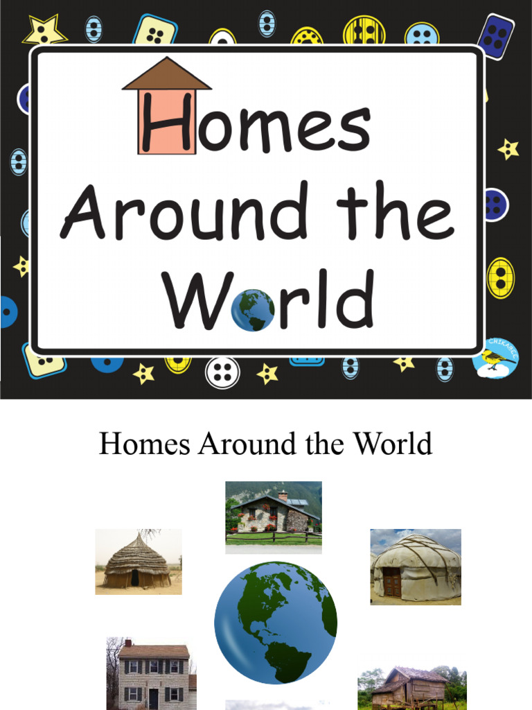 Diverse Homes Worldwide: Materials & Types | PDF