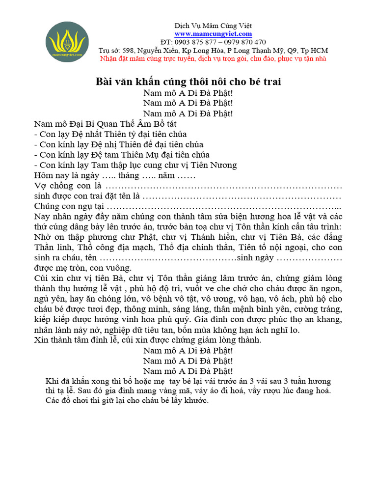 Mam Cung Thoi Noi Be Trai Cao Cap 388 01 | PDF