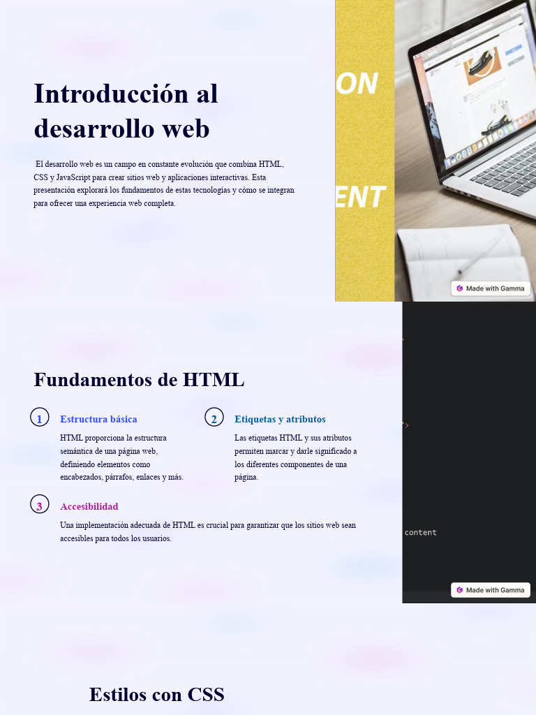 Introduccion Al Desarrollo Web | PDF | HTML | Script Java