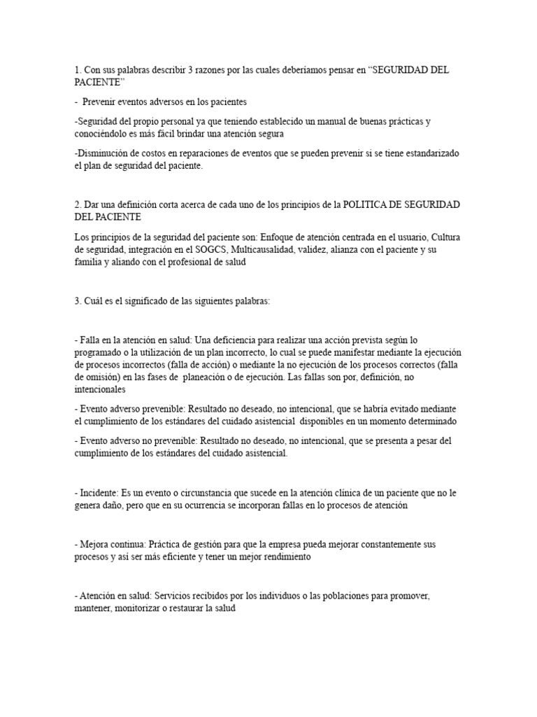 Evento Adverso | PDF | Seguridad del paciente | Especialidades Medicas