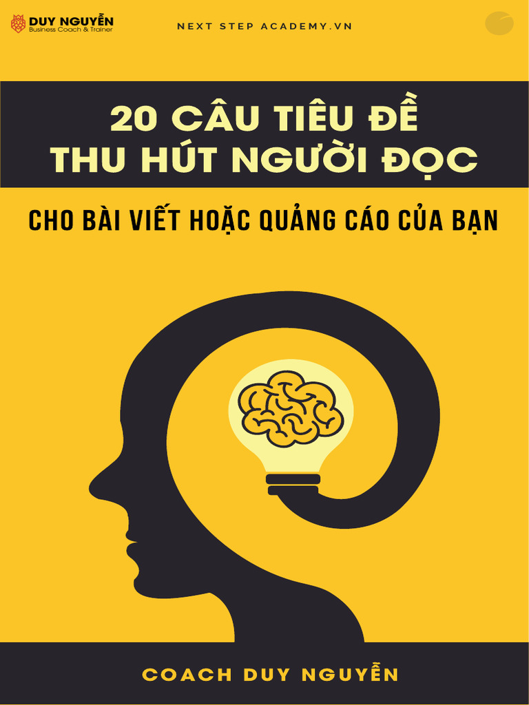 20 Cau Tieu de Thu Hut Nguoi Doc Cho Bai Viet Hoac Quang Cao Cua Ban 1 | PDF