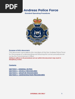 LSPD SOP Nex-Gen Roleplay | PDF | Bail | Arrest