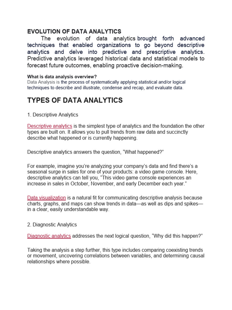 Data Analytics notes | Download Free PDF | Analytics | Data Analysis
