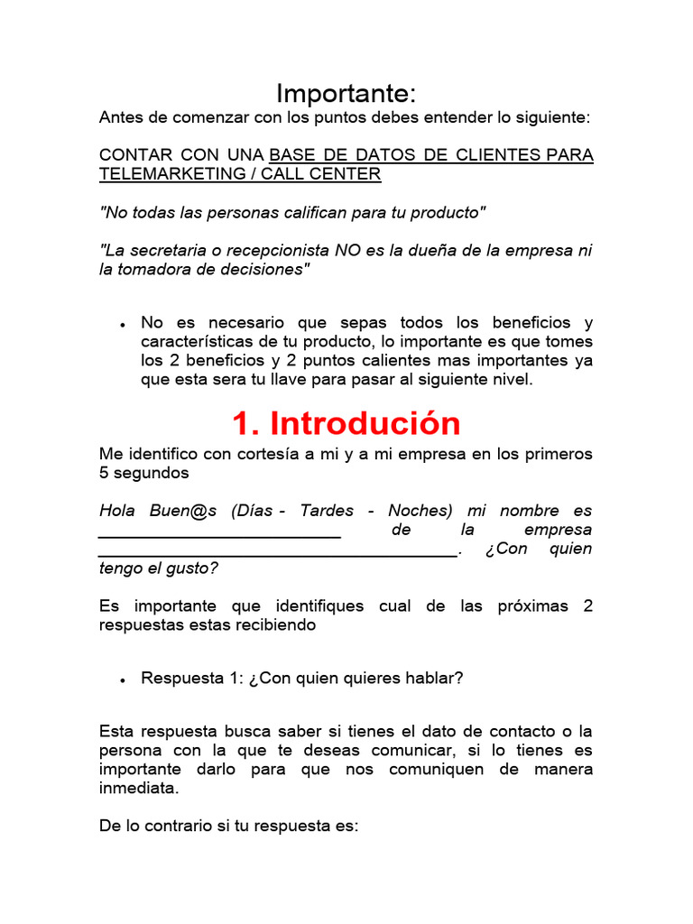 Importante | PDF