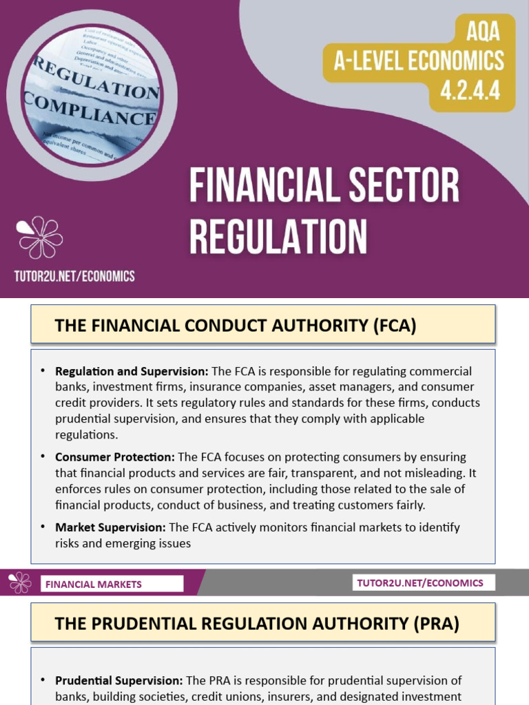 4 2 4 4 Financial Sector Regulation | PDF | Banks | Bailout