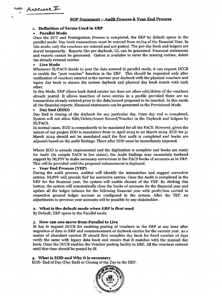 Annexure II | PDF