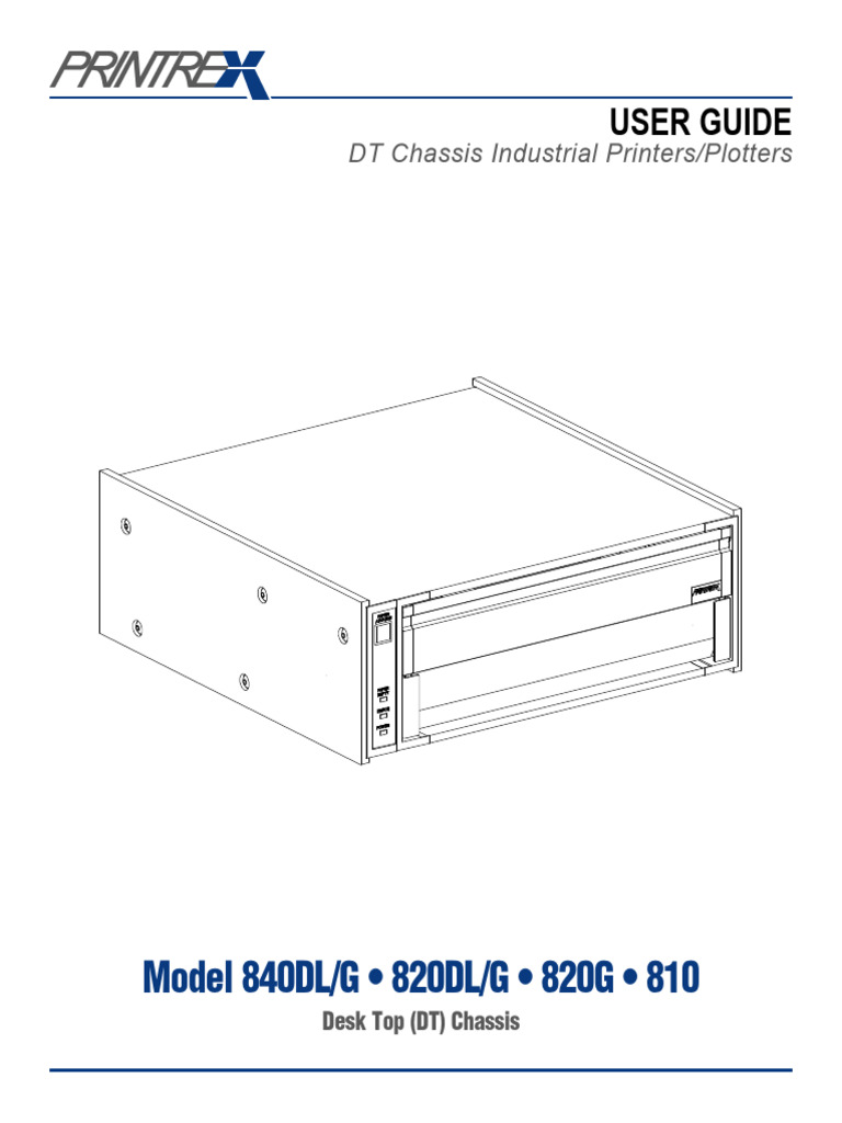 DT Chassis Industrial Printers/Plotters | PDF | Printer (Computing ...