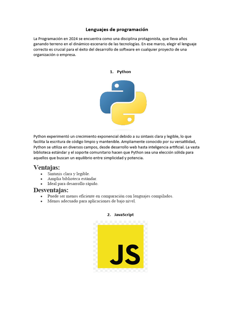 Lenguajes de Programación | PDF | Script Java | Red mundial