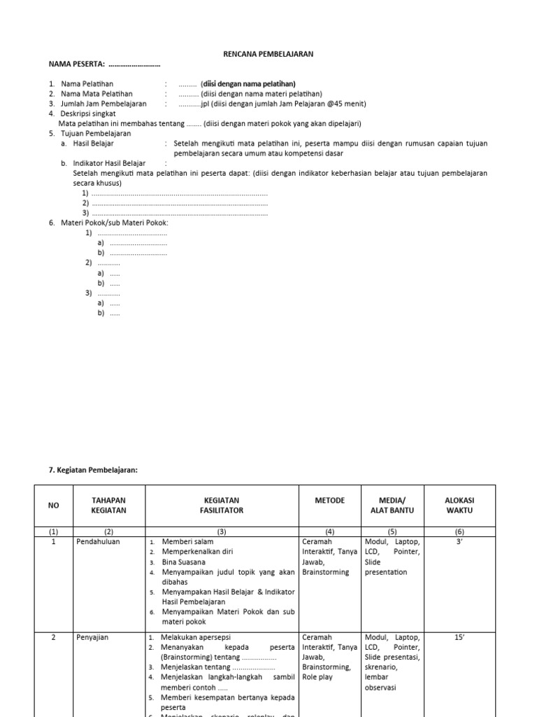 Format RP - Afektif | PDF