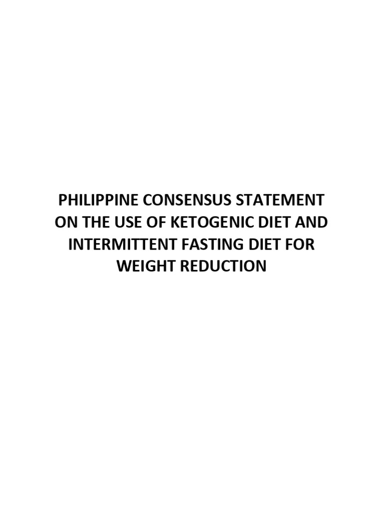 PDF Philippine-CONSENSUS-STATEMENT-FINAL-BJMedits | PDF | Dieting ...