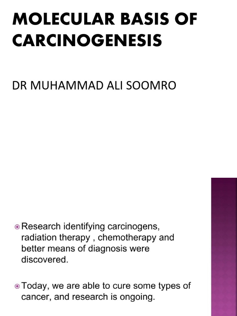 Molecular Basis of Carcinogenesis | PDF