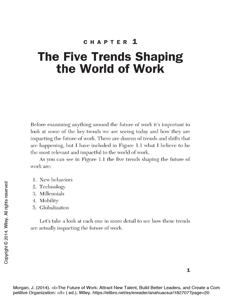 The Future at Work - Chapter 1 | PDF | All Rights Reserved | Property Law