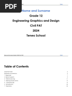 Grade 10 EGD Year Plan 2025 | PDF | Technical Drawing | Drawing