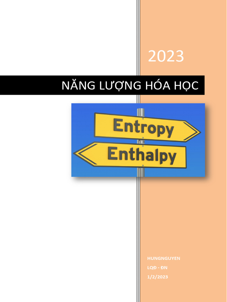 10 - DC - 05 Năng lượng hóa học Handout KDA | PDF