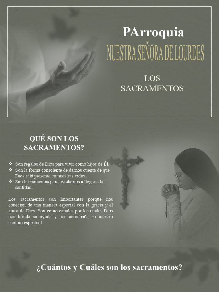 Los 7 Sacramentos de la Iglesia Católica | PDF | Sacramentos | eucaristía