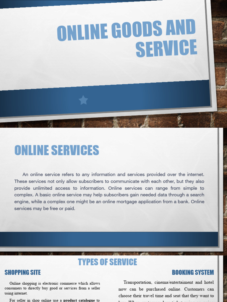 Online Goods and Service | PDF | Cloud Computing | Http Cookie