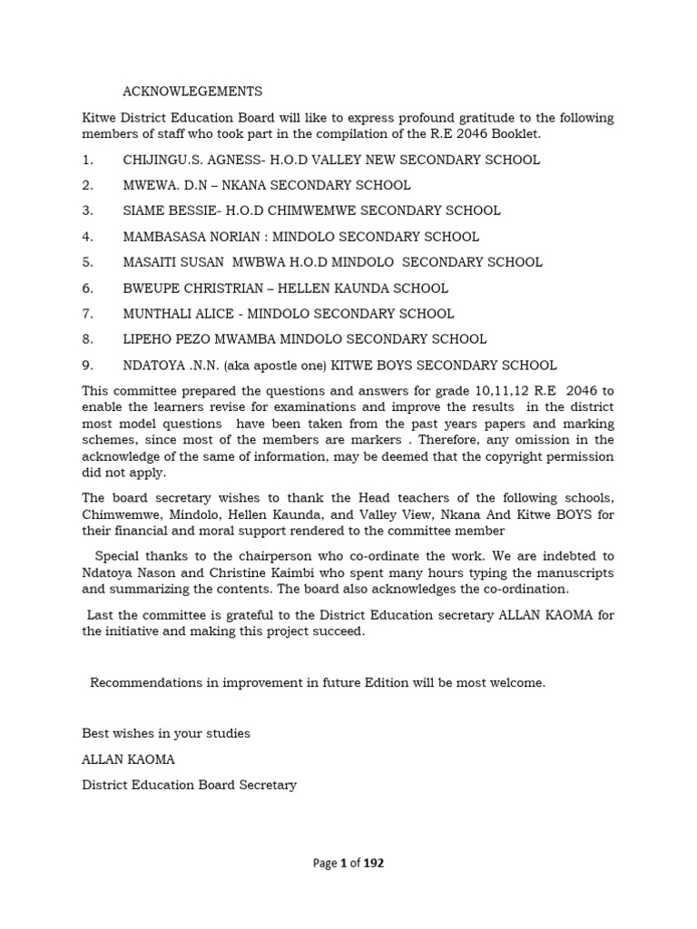 RE Questions & Answers | PDF | Jesus | Baptism