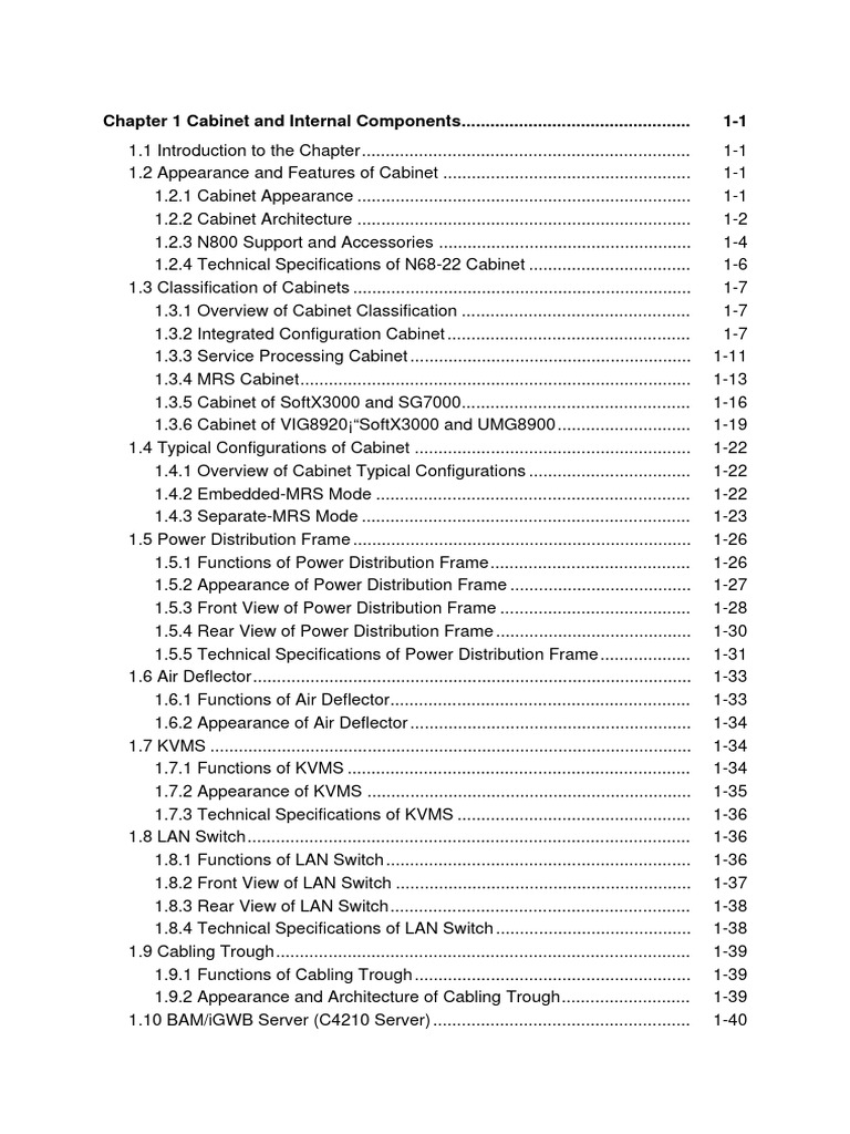 SoftX3000 Hardware Description Manual | PDF | Network Switch | Computer ...