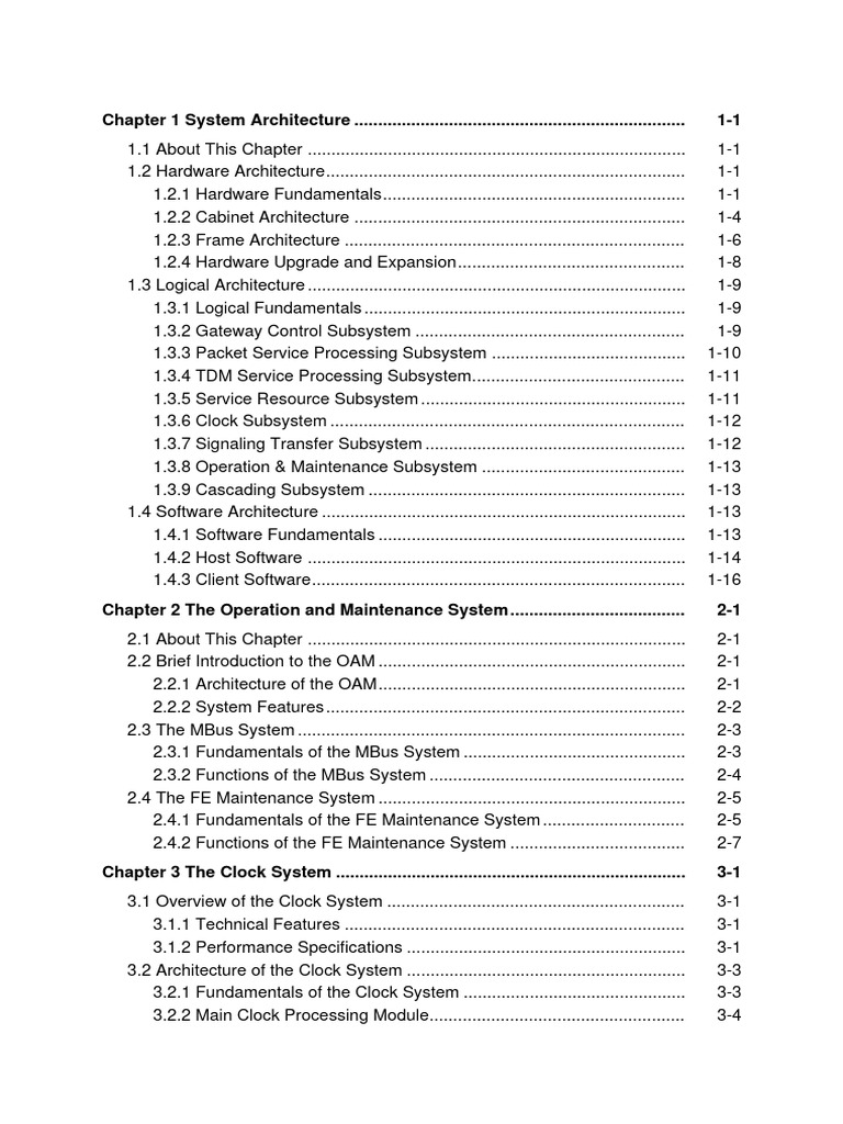 UMG8900 Technical Manual-Architecture and Principle | PDF | System | Data Transmission