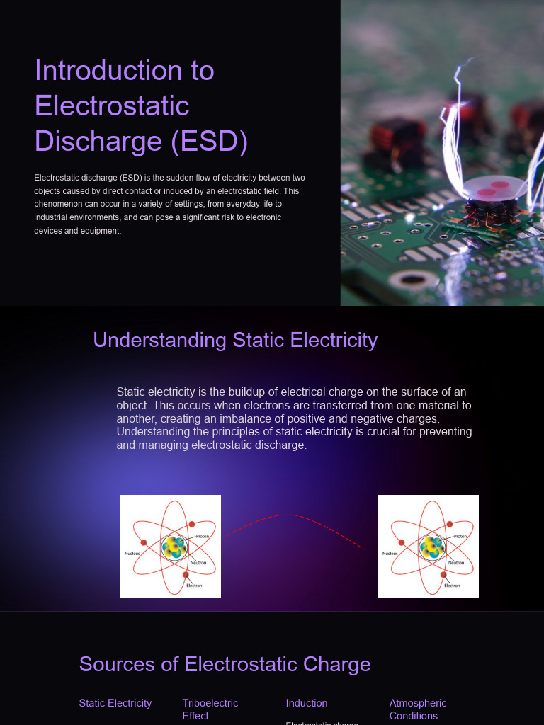 Introduction To Electrostatic Discharge ESD Level 1 | PDF ...