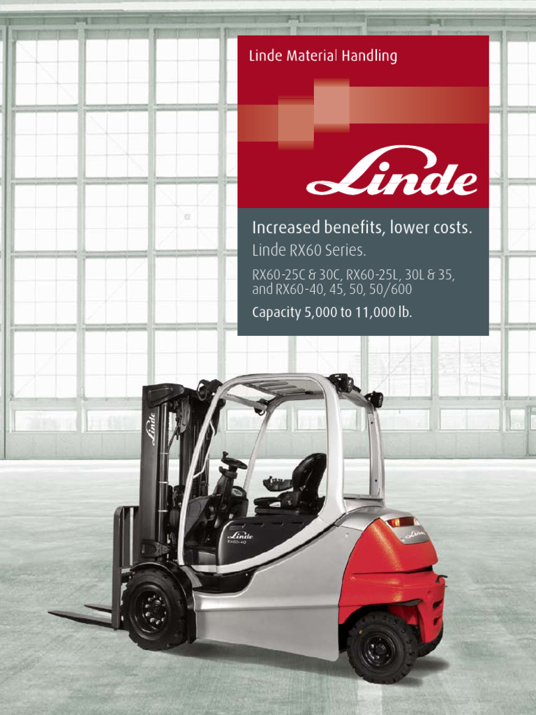 Linde Brochure rx60 DR | PDF | Forklift | Truck