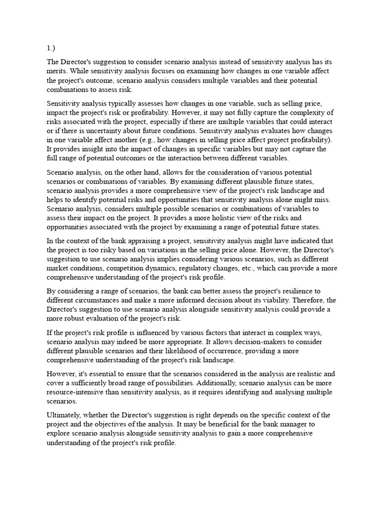 Strategic Financial Management Assignment | PDF | Option (Finance) | Risk