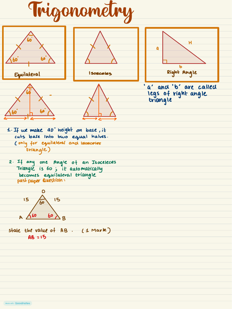 Trigonometry | PDF | Trigonometry | Triangle