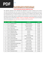 Istm Training Schedule 2025 | PDF