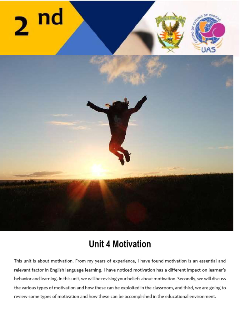 Unit 3 Motivation | PDF | Motivational | Motivation
