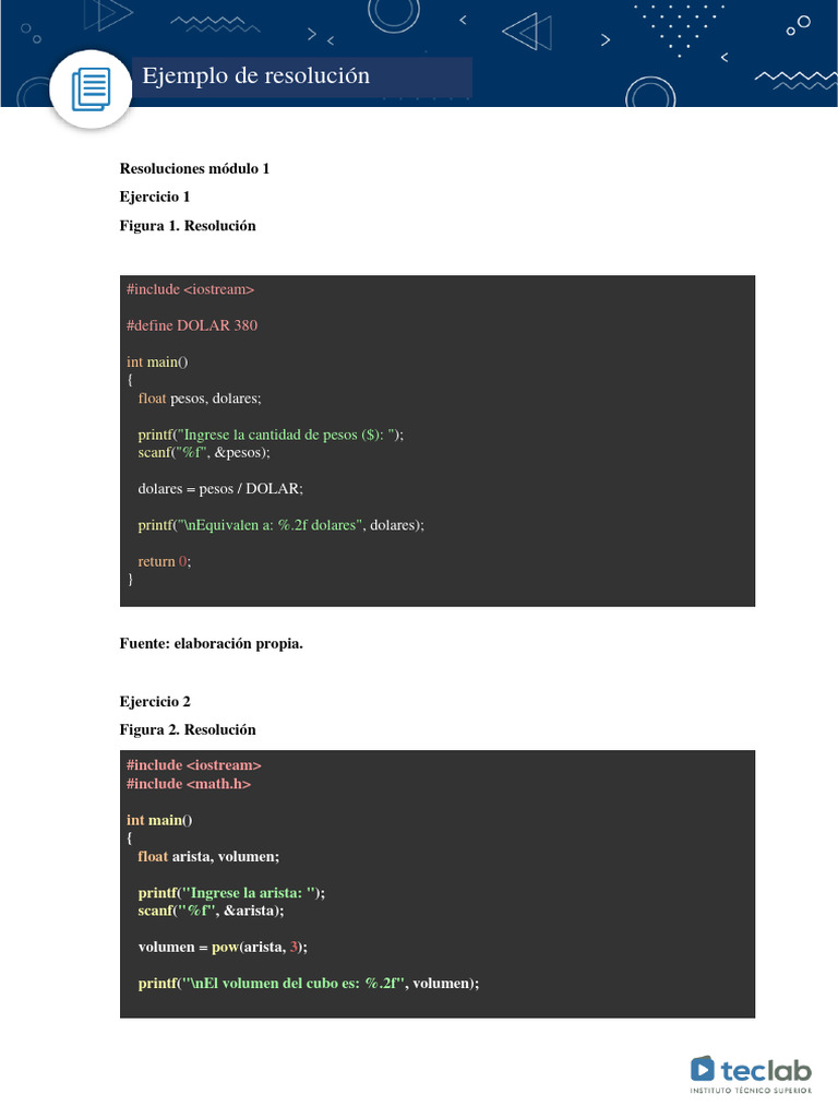 Módulo 1 actividad resuelta | PDF