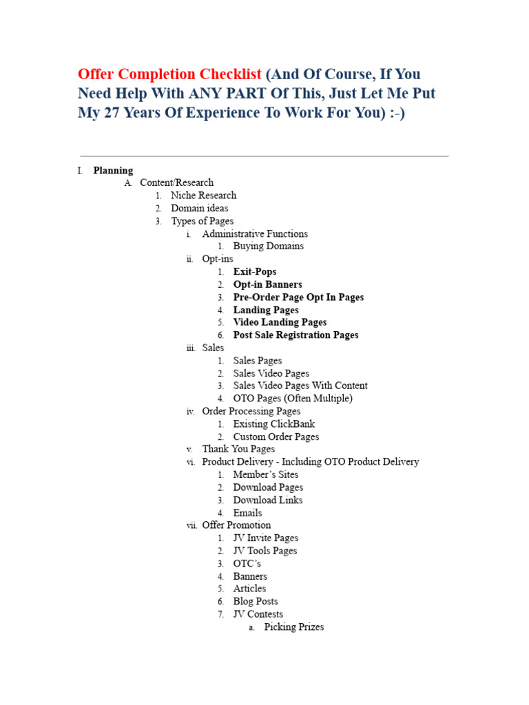 Offer Creation Guide for Marketers | PDF | Video | Computing