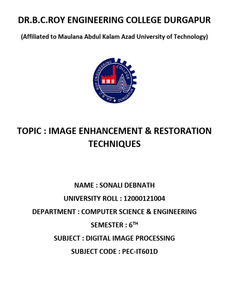 Image Processing | PDF | Computer Graphics | Applied Mathematics