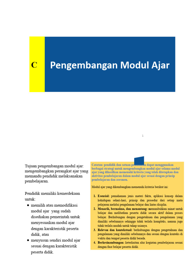 Modul Ajar | PDF | Karier & Perkembangan