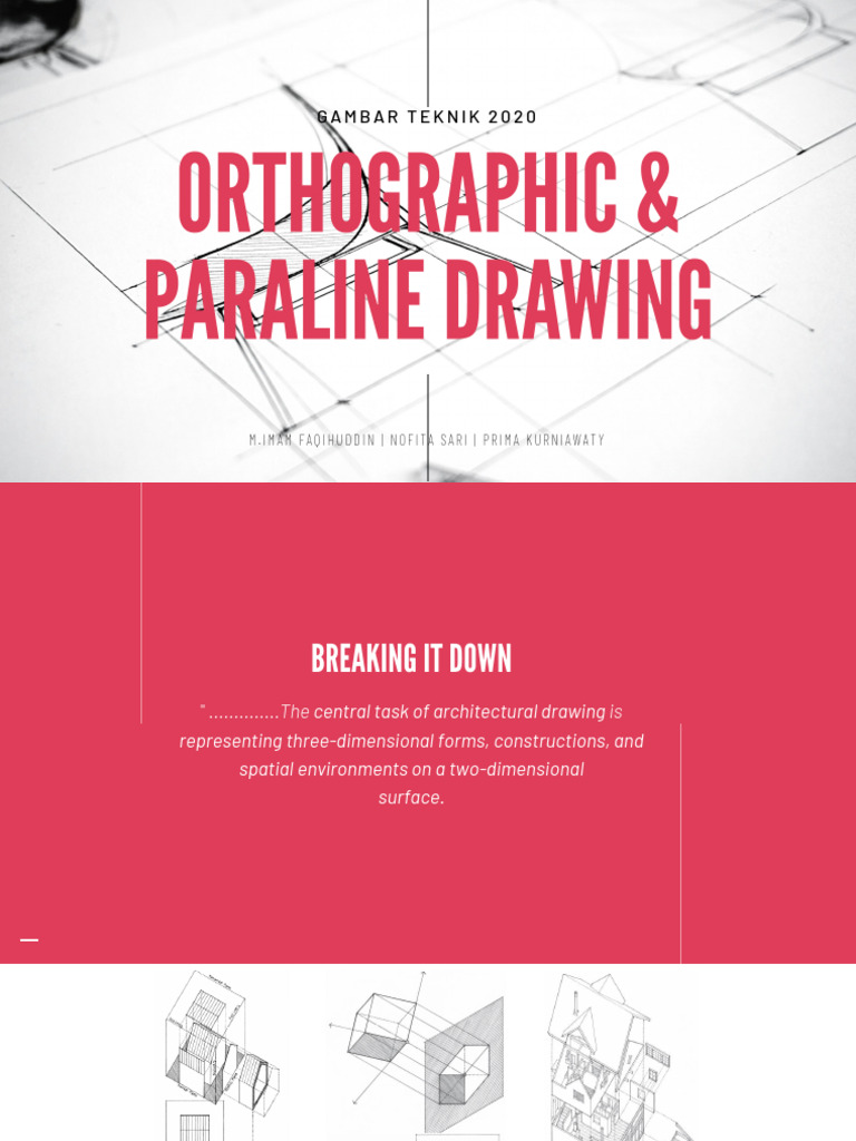 Orthographic & Paraline Drawing | PDF | Drawing | Euclidean Geometry