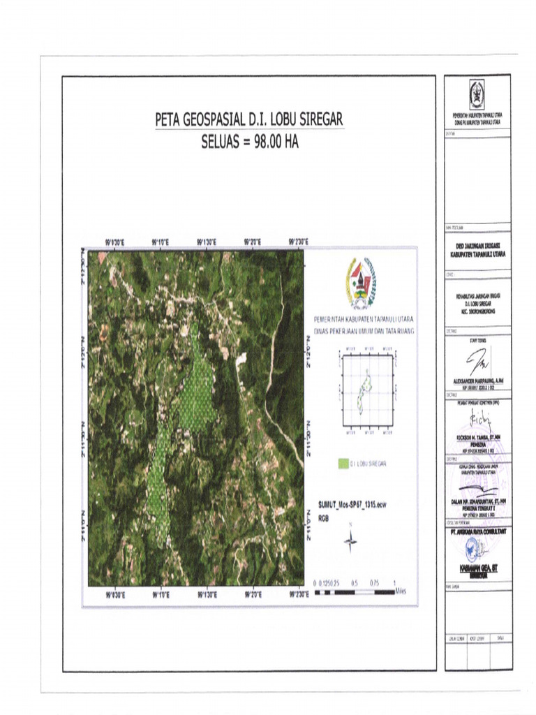 Peta Geospasial Lobu Siregar | PDF