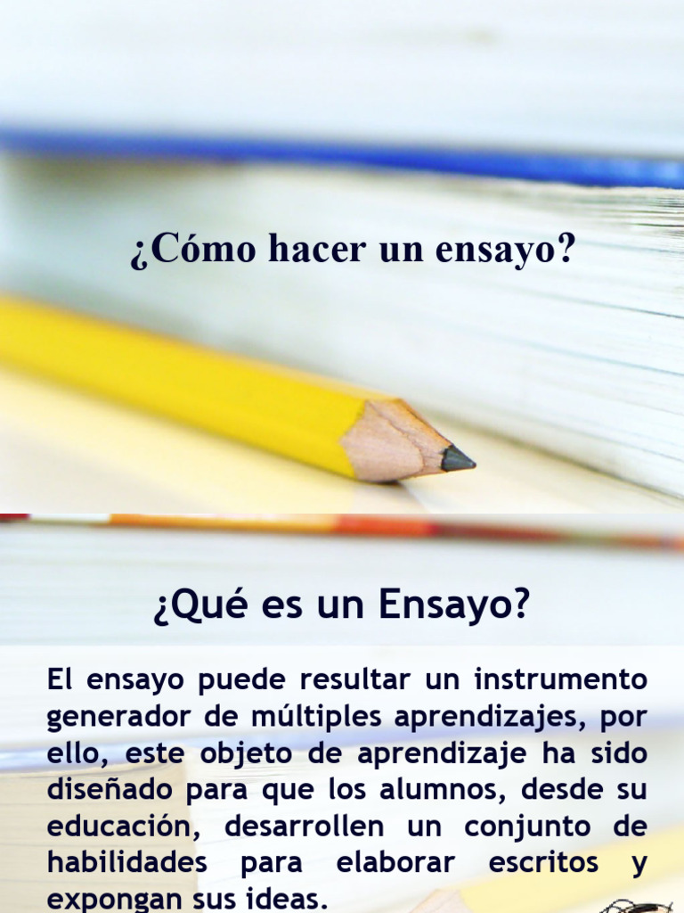 Guía para Escribir un Ensayo | PDF | Ensayos | Comunicación humana