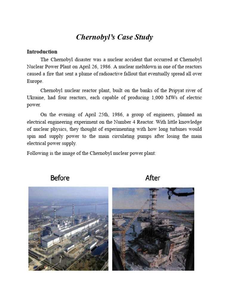 Ethics Case Study 19BEC009 | PDF | Nuclear Reactor | Chernobyl Disaster