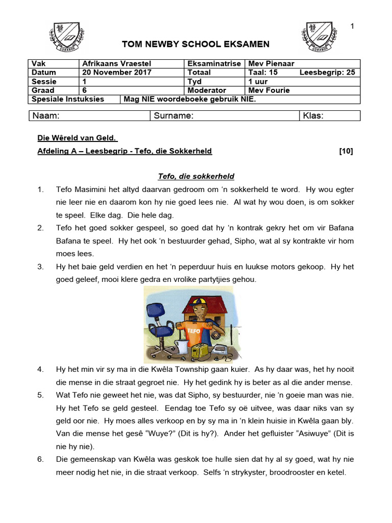 Dokumen - Tips Web Viewtefo Masimini Het Altyd Daarvan Gedroom Om N Sokkerheld Te Word | PDF
