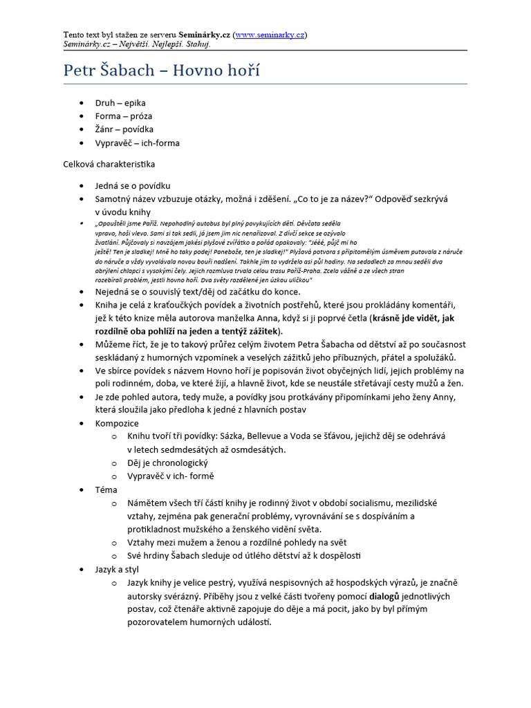 Petr Sabach Hovno Hori | PDF