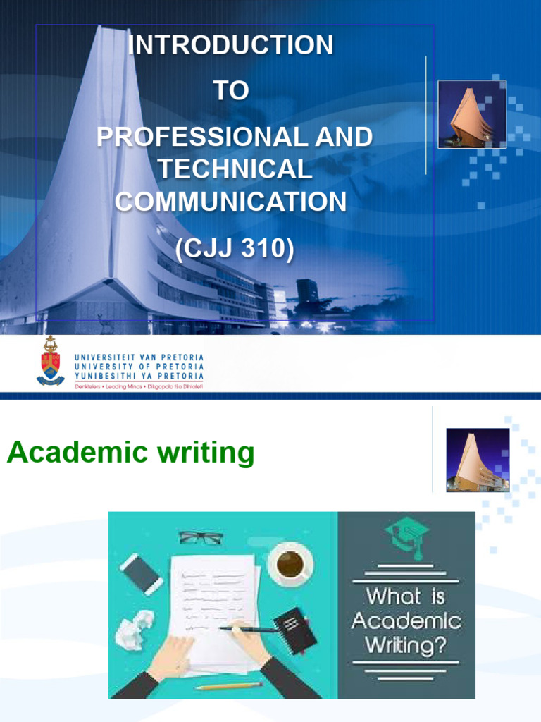 CJJ 310_2023 Lecture 3_Academic writing (3) | PDF | Writing | Verb