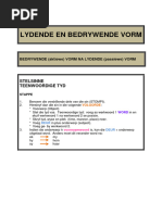 Afrikaans Stompi Word Order | PDF