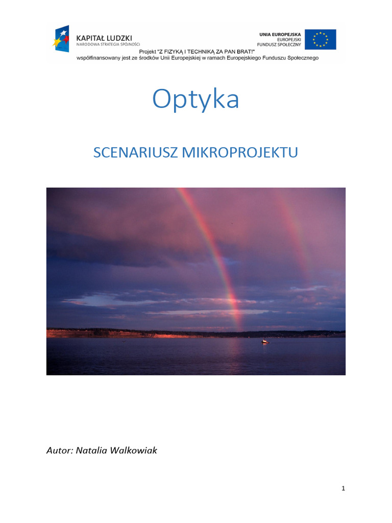 Optyka | PDF
