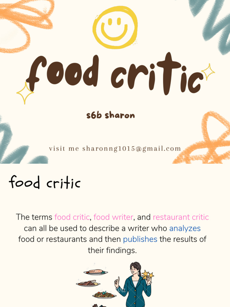 Essential Skills for Food Critics | PDF