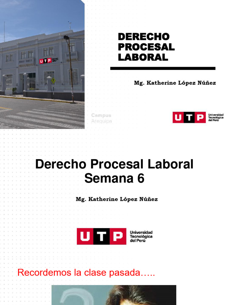 S06 - s1 - Material para La Clase-DPL | PDF | Ley procesal | Demanda judicial