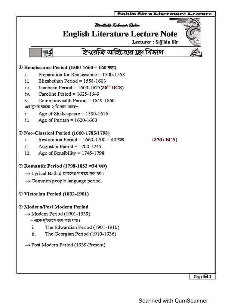 English Literature | PDF