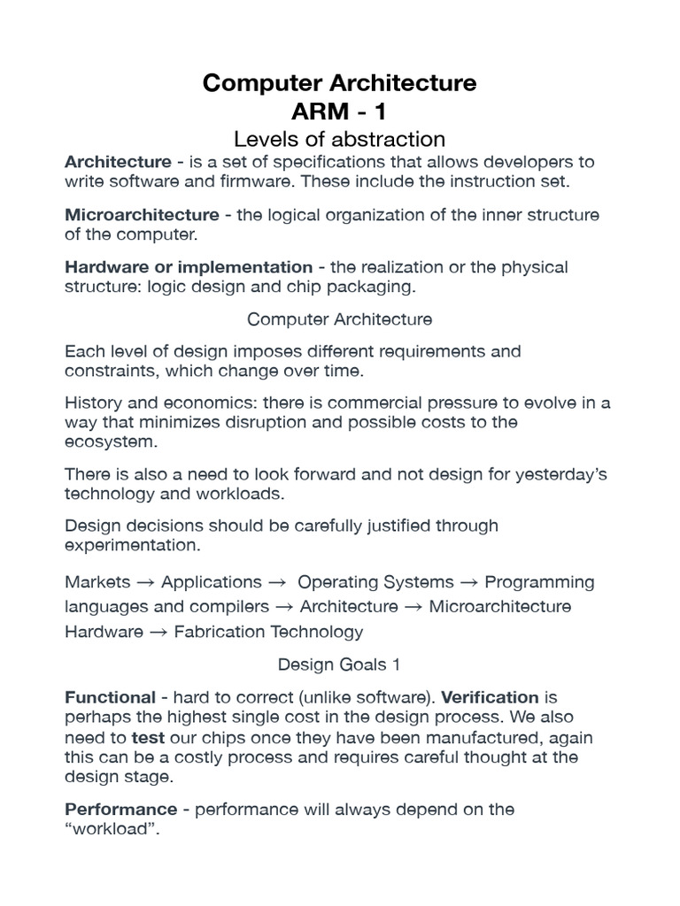 Computer Architecture | PDF | Computer Data Storage | Random Access Memory