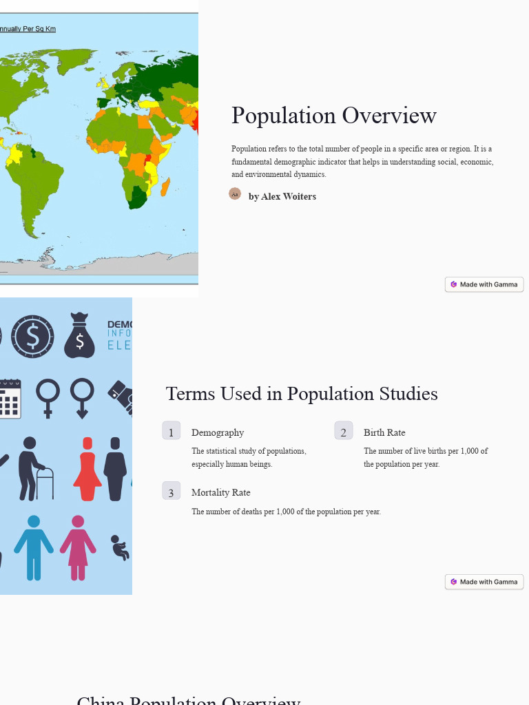 Population-Overview | PDF | Economic Growth | Demography