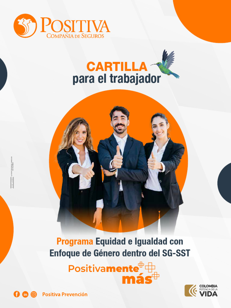 04 Cartilla Para El Trabajador Programa Equidad e Igualdad Con Enfoque de Genero Dentro Del SG ...