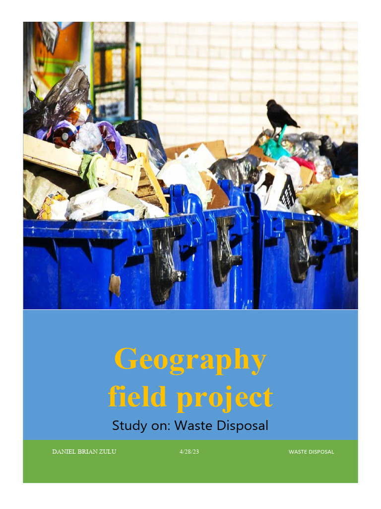 Daniel | PDF | Waste | Methodology