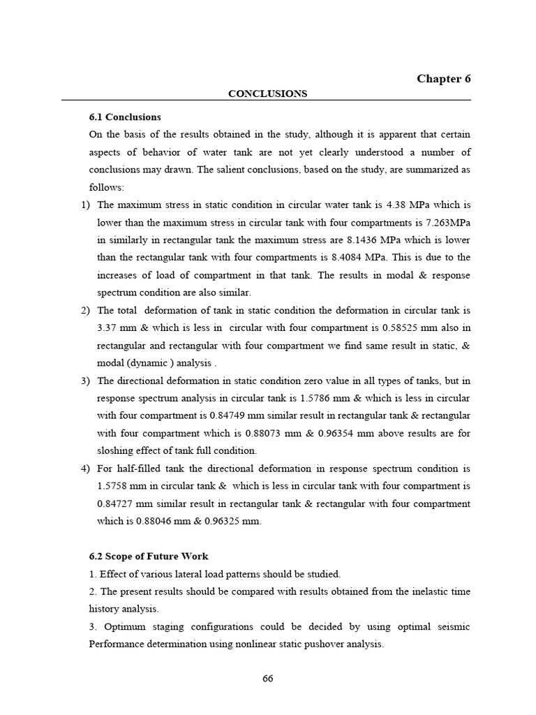 Ch6 Conclusion | PDF | Mathematical Optimization | Deformation (Engineering)